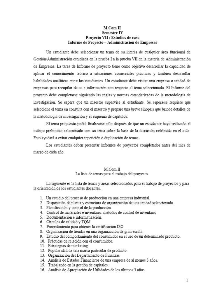 Estudios de Caso de Administración de Empresas | PDF | Business | Caso de estudio