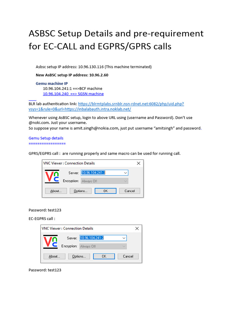ASBSC Setup Details and Configurations | PDF | Computer Science | Telecommunications