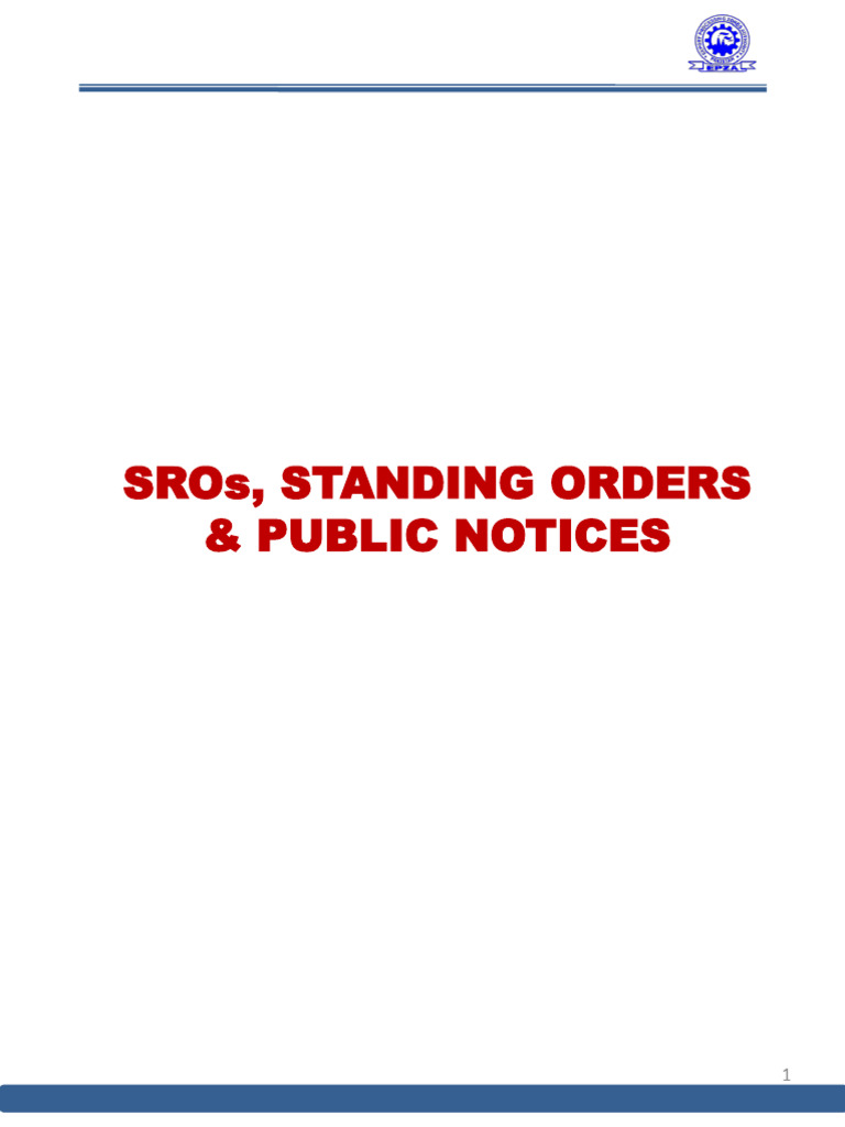 EPZ Acts, Rules & SROs | PDF | Customs | Investing