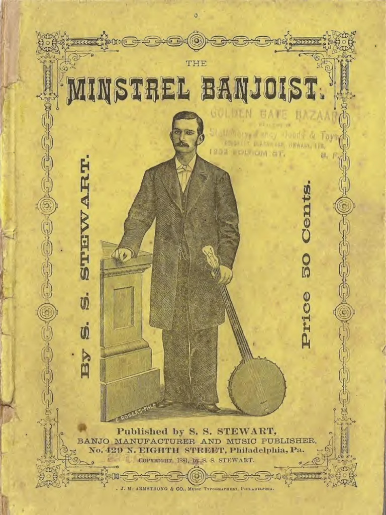 Minstrel Banjoist 1881 | PDF | Clef | String Instruments