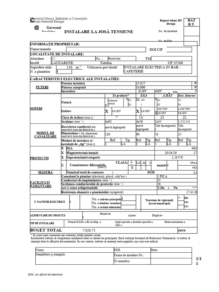 Raport de Proiectare Tehnică (MTD) | PDF