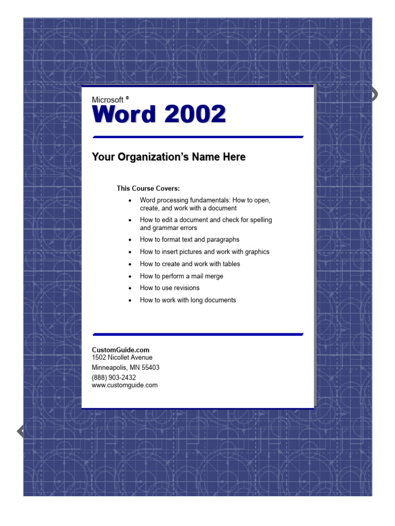 Word 2002 | PDF | Microsoft Word | Paragraph