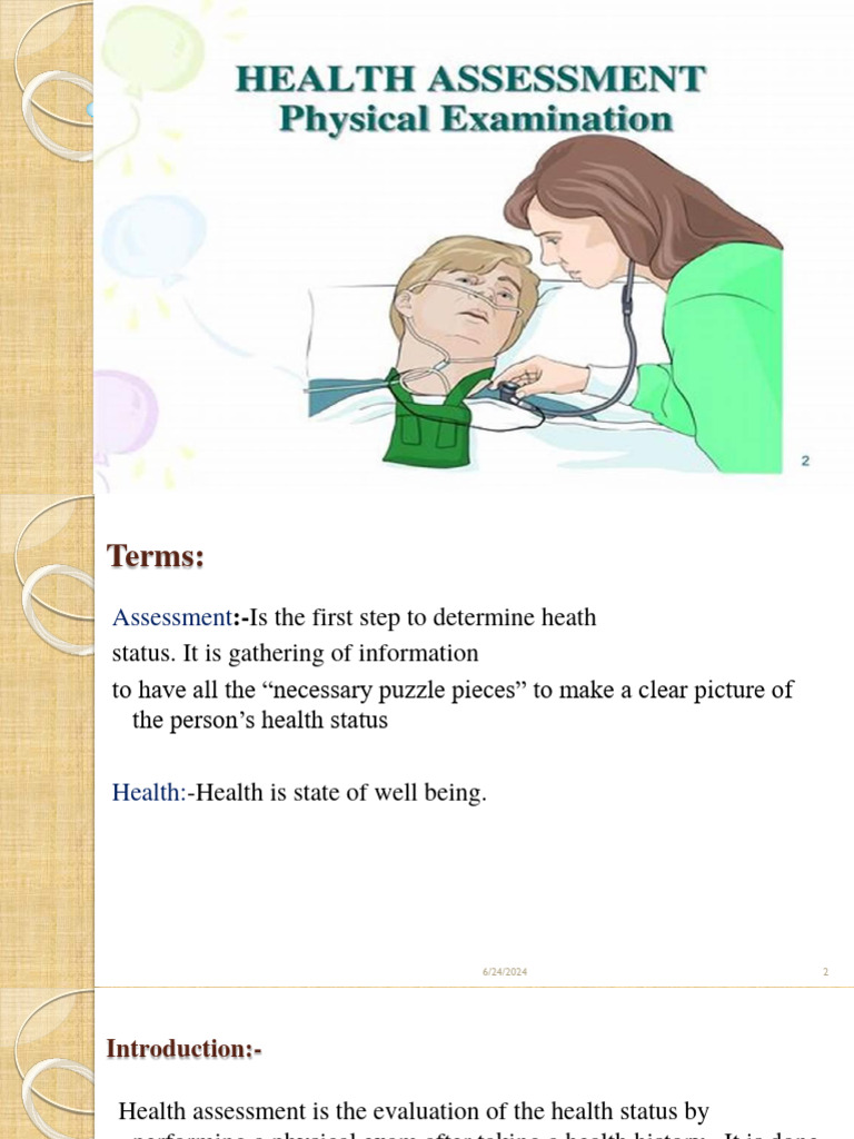 Health Assessment & Physical Examination | PDF | Anatomical Terms Of ...