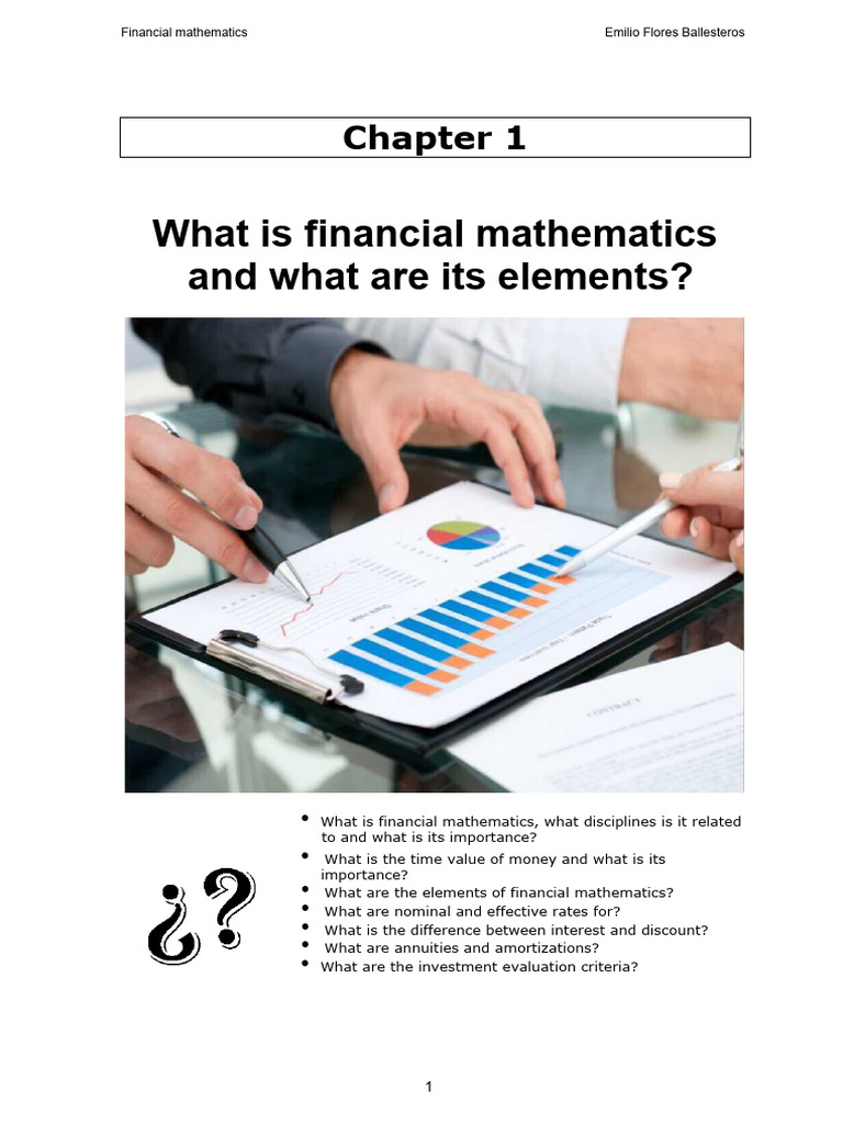 Overview of Financial Mathematics | PDF | Interest | Discounting