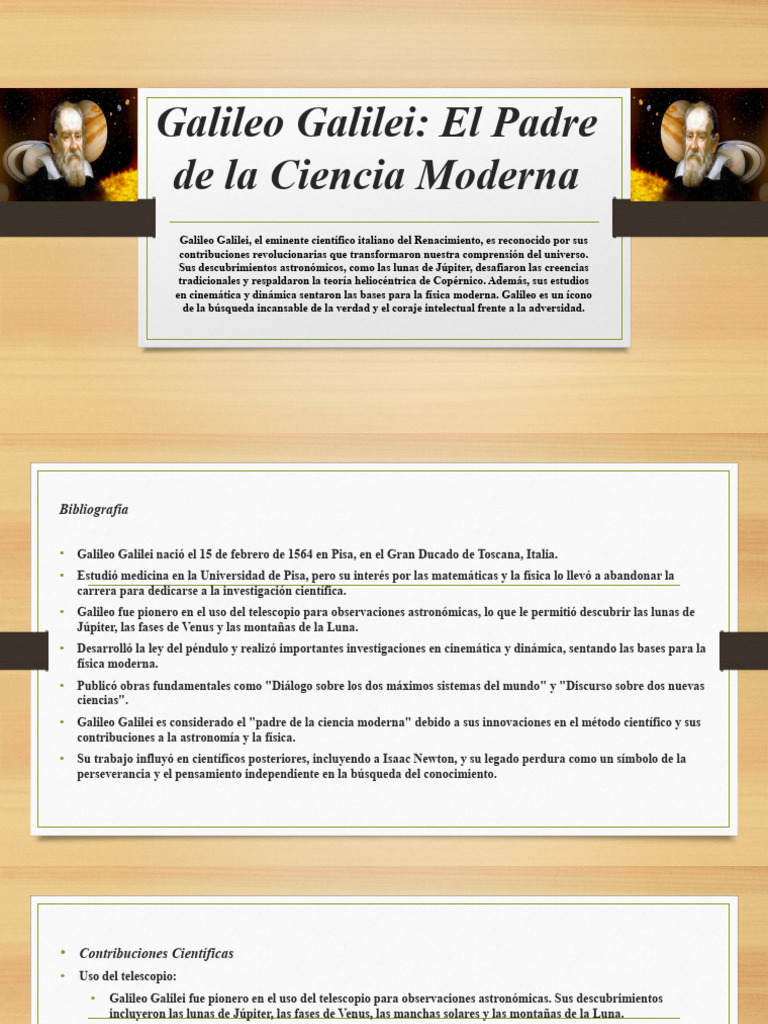 Galileo Galilei | PDF | Galileo Galilei | Física