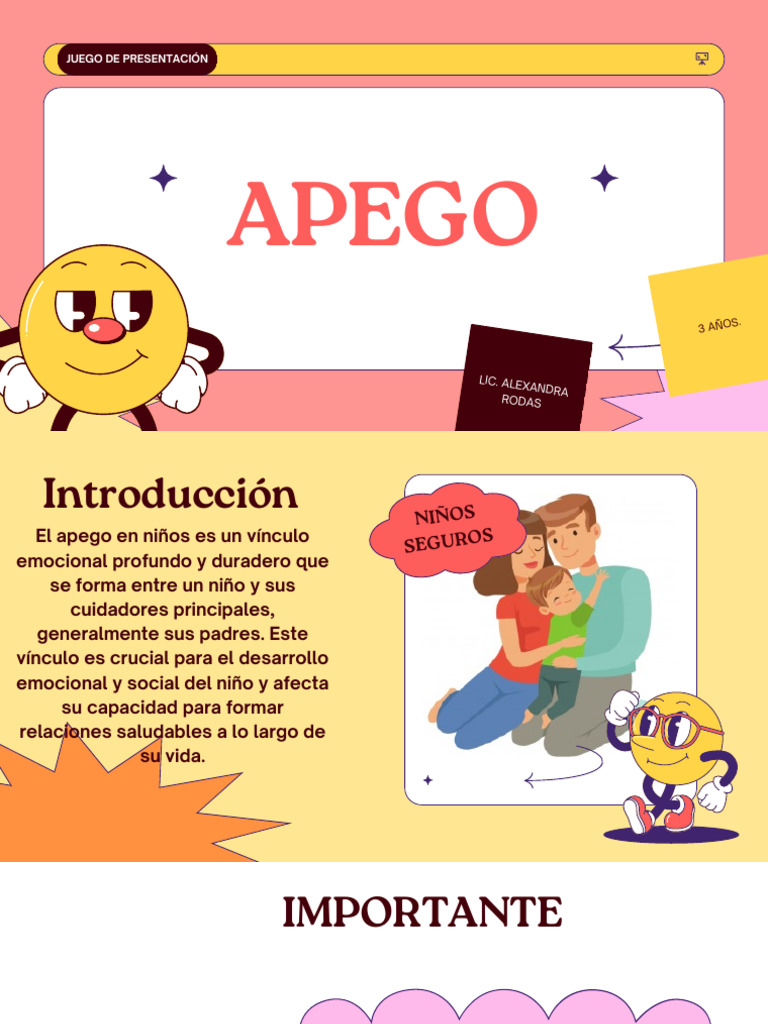 APEGO | PDF | Teoría de apego | Destete