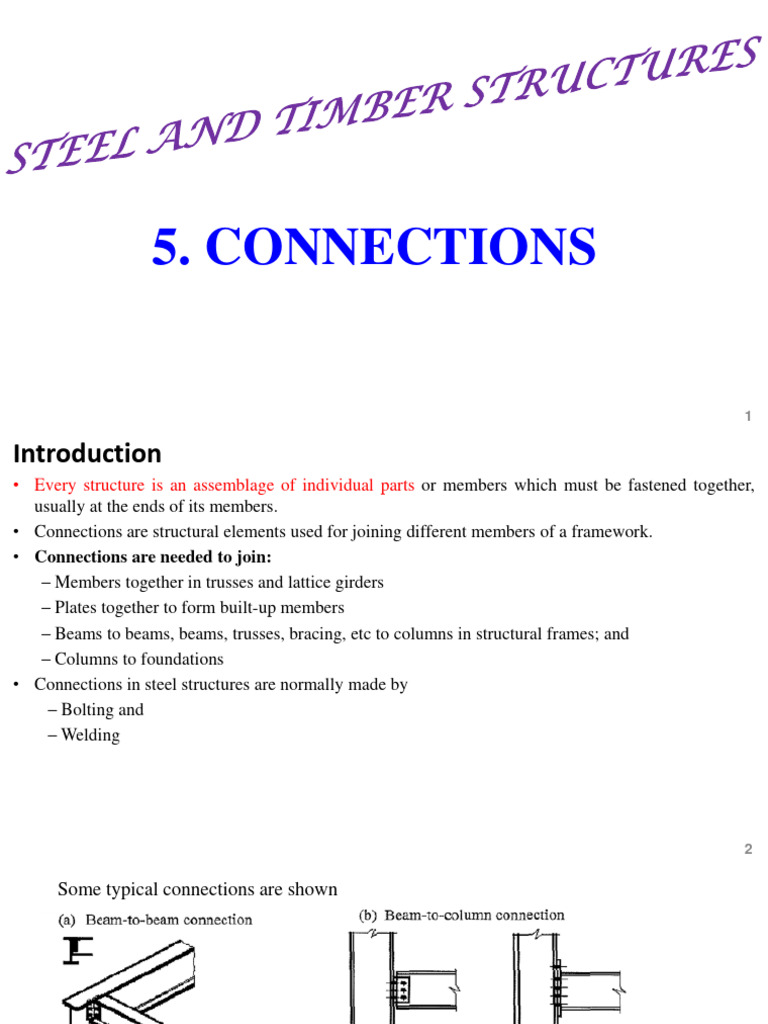 Connections | PDF | Welding | Construction