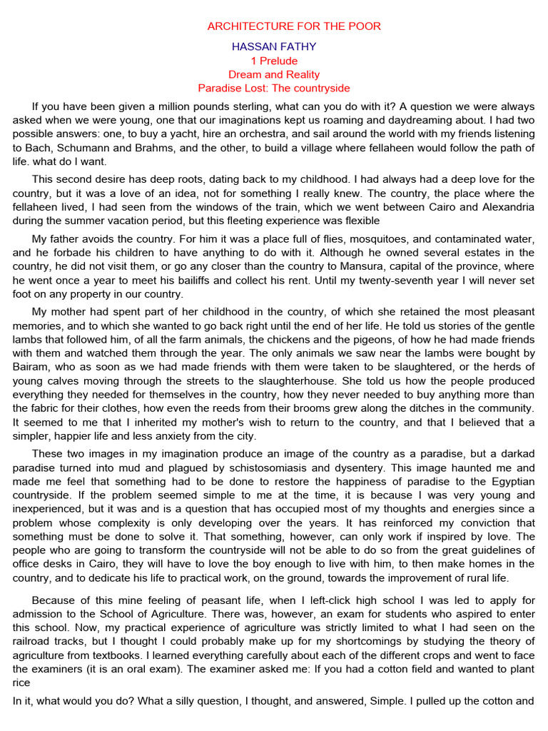 Architecture For The Poor | PDF | Vault (Architecture) | Brick