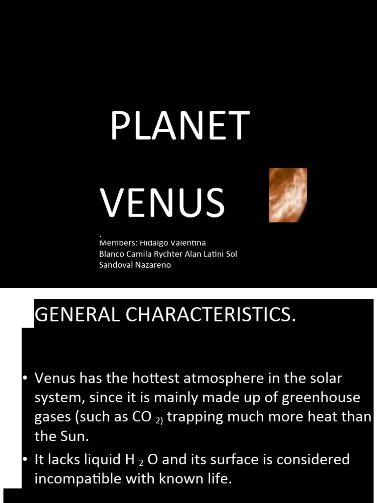 Planet Venus | PDF | Venus | Atmosphere