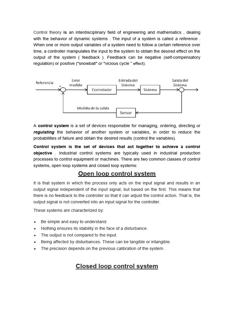 Control Systems Architecture | PDF | Control Theory | Computer Network