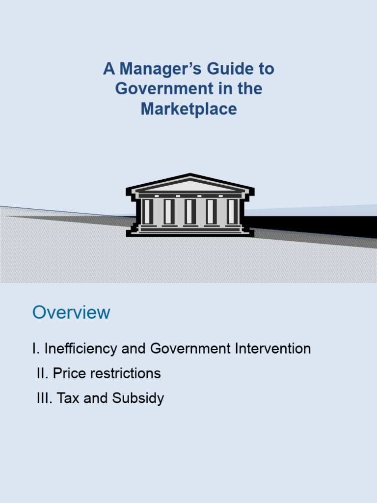 Government Market Interventions Explained | PDF | Taxes | Elasticity ...