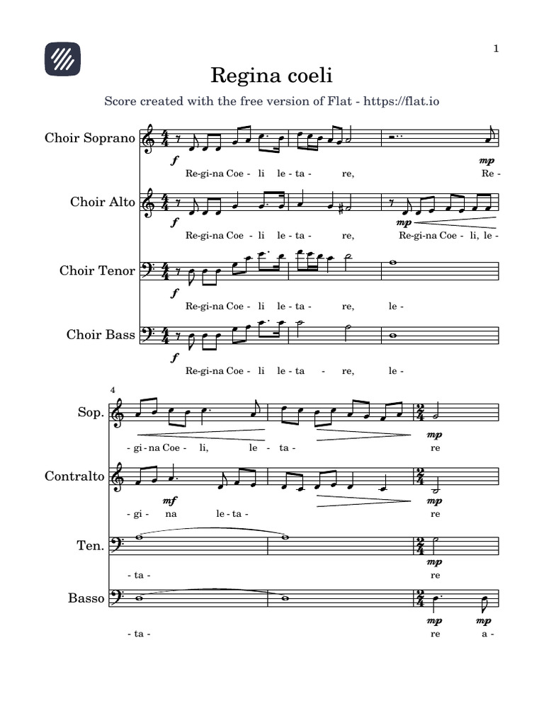 Regina coeli | PDF