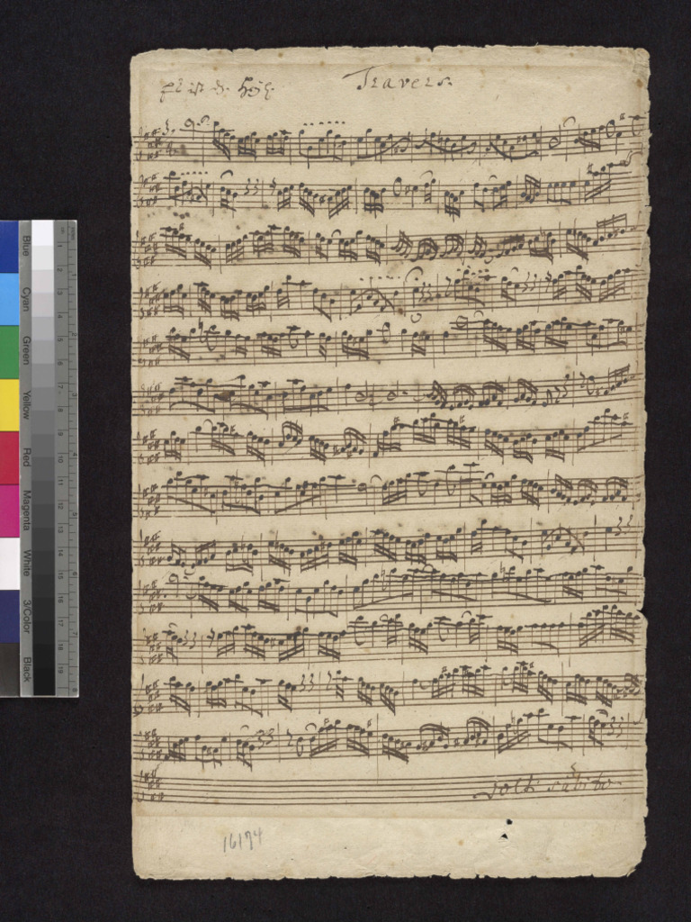 Bach Manuscript | PDF