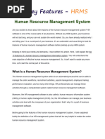 HROne Overview Brochure | PDF | Human Resource Management | Automation