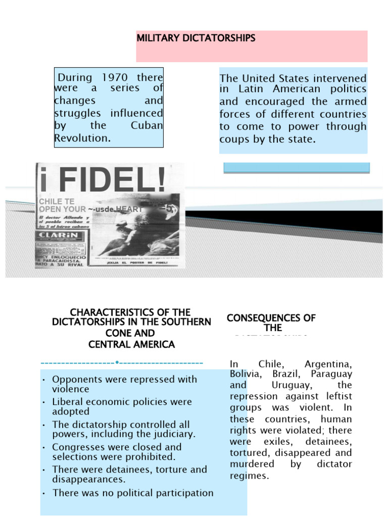 Military Dictatorships | PDF | Latin America | Dictatorship