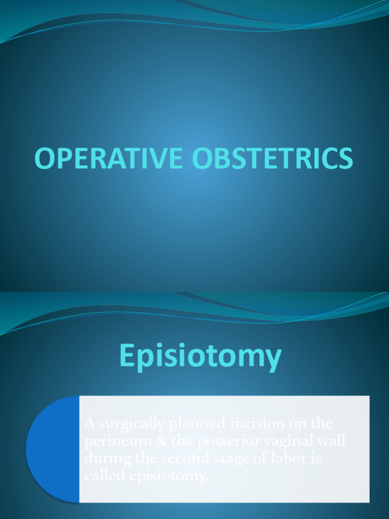 18.operative Obstetrics | Download Free PDF | Childbirth | Caesarean ...