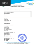Certificat d'Hospitalisation à Bassam | PDF