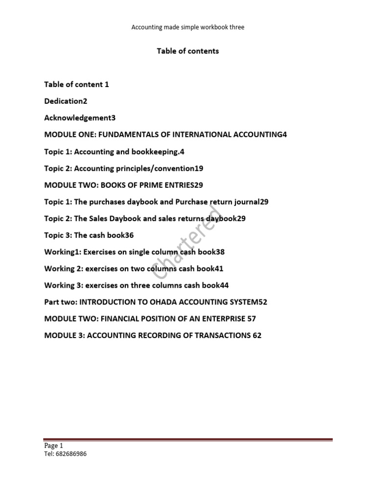 Accounting Workbook 31 | PDF | Bookkeeping | Debits And Credits