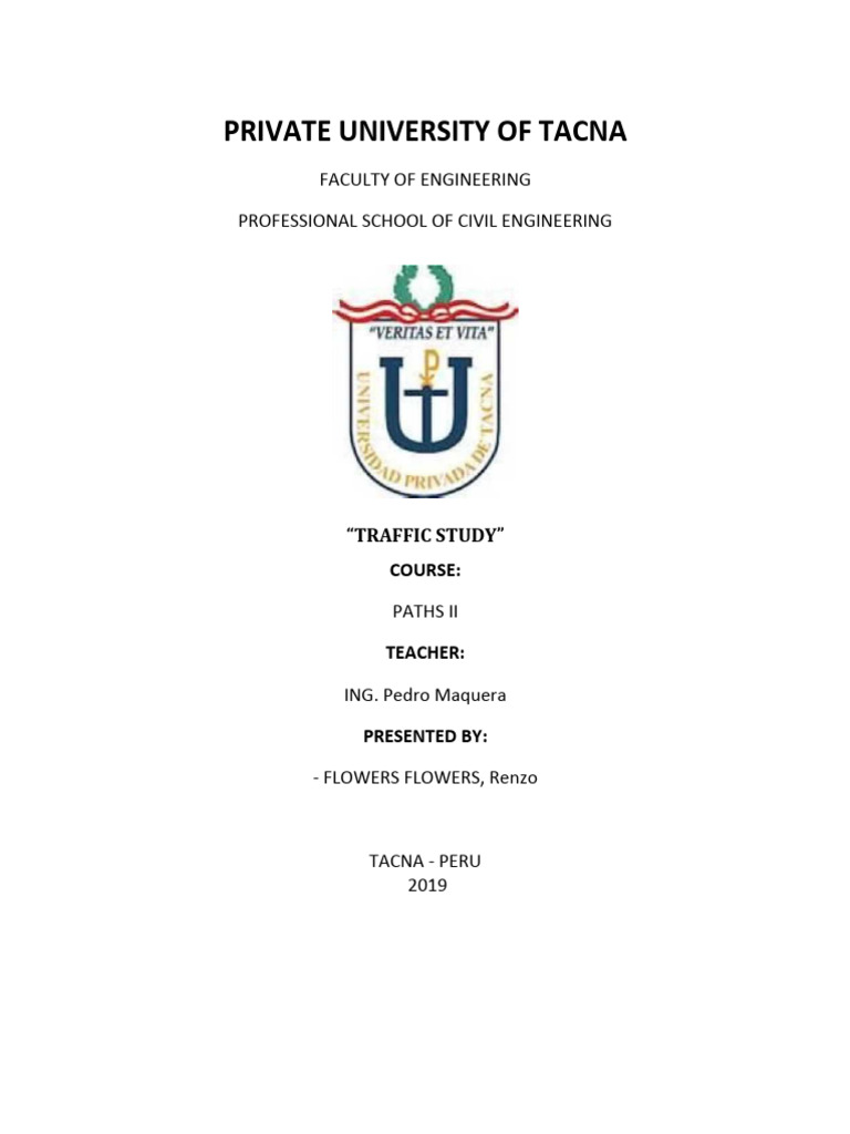 Traffic Study Report | Download Free PDF | Road | Lane