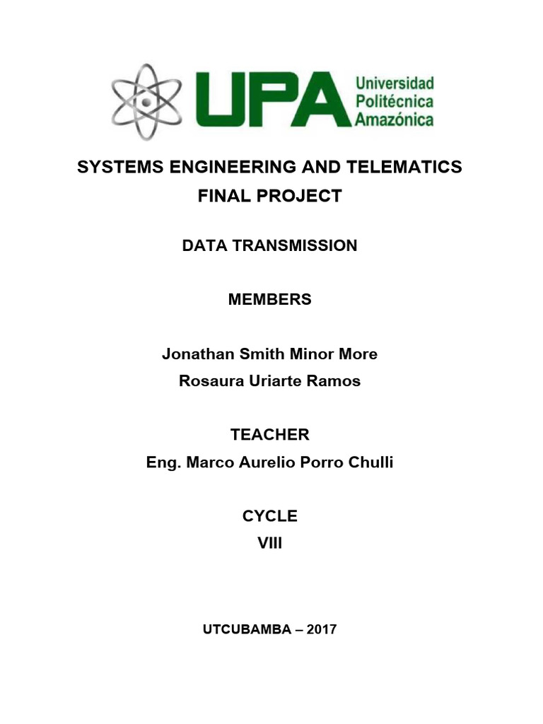 Computer Network Design For Restaurant "Solymar" | PDF | Transmission ...