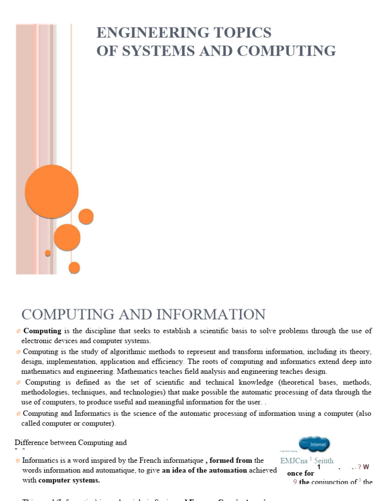 Systems Engineering Topics | PDF | Computer Science | Engineering