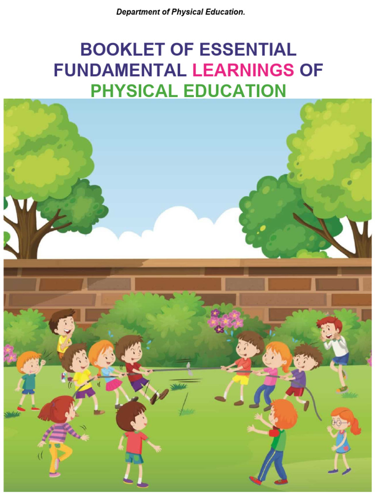 Booklet of Fundamental Learning Preschool Physical Education | PDF ...