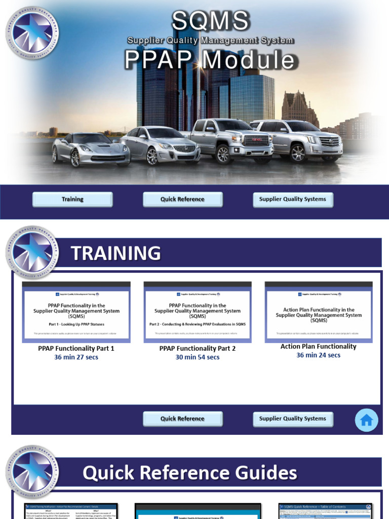 04 SQMS Supplier Quality Management System PPAP Dashboard For Suppliers PDF | PDF | Computers ...