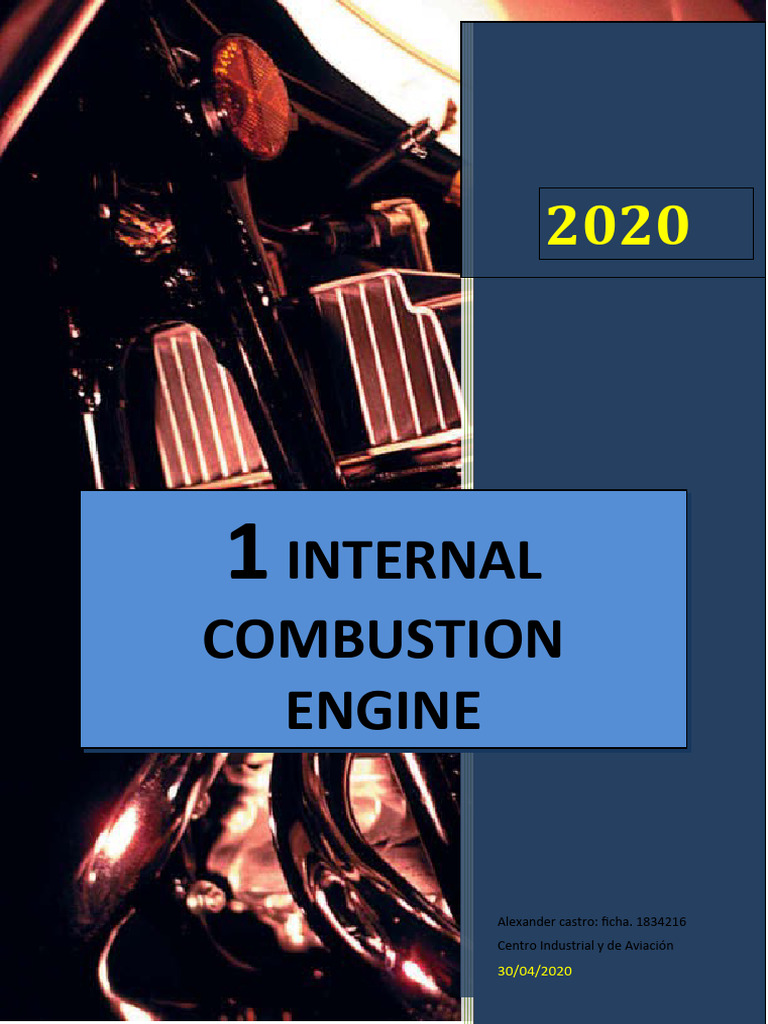 Internal Combustion Engine Overview | PDF | Internal Combustion Engine | Engines