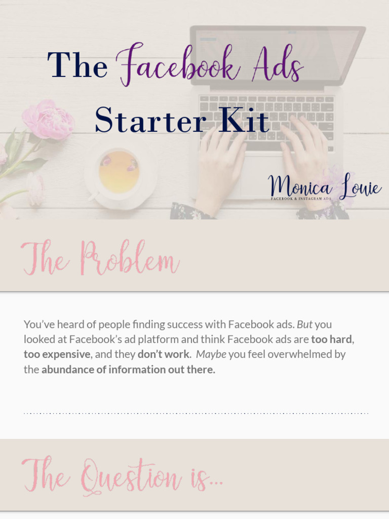 Facebook Ads Starter Kit 2.0 | PDF | Facebook | Websites