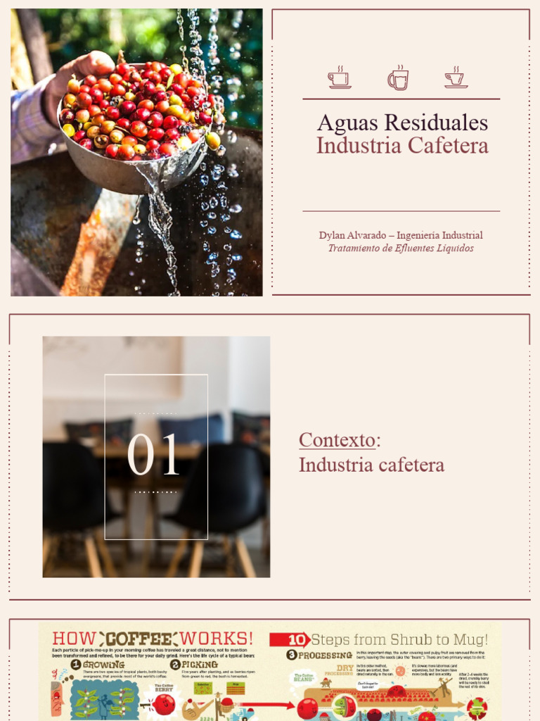 Tratamiento de Aguas Residuales en La Industria Cafetera - Alvarado Dylan | PDF | café | Aguas ...