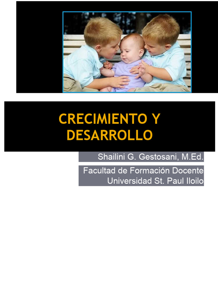 Crecimiento y Desarrollo | PDF | Aprendizaje | Adultos