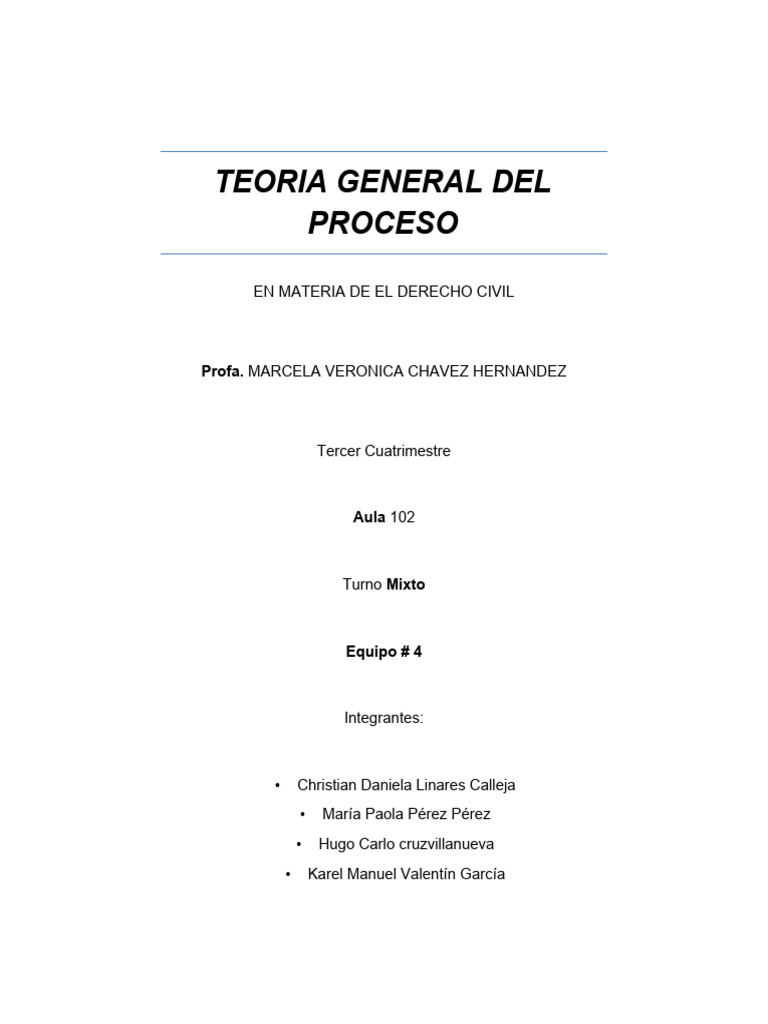 Teoria General Del Proceso 1 | PDF | Jurisdicción | Ley procesal