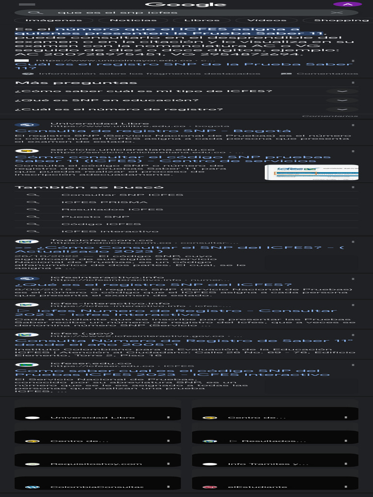 Que Es El SNP Icfes - Buscar Con Google | PDF | Colombia