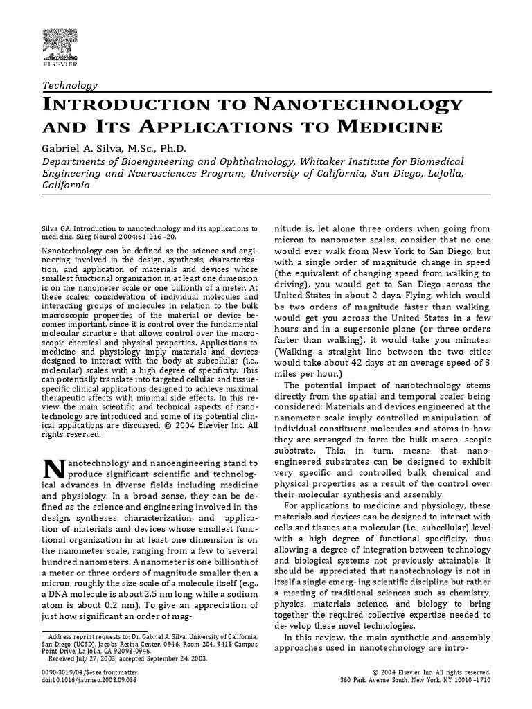 Texto - Inglês A (2023-3) | PDF | Nanotechnology | Self Assembly