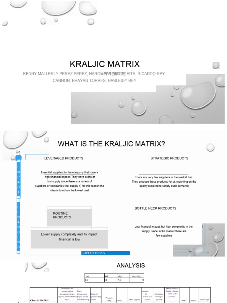 Kraljic Matrix PDF | Download Free PDF | Supply Chain | Business