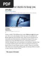 30 Chilling Short Horror Stories | PDF