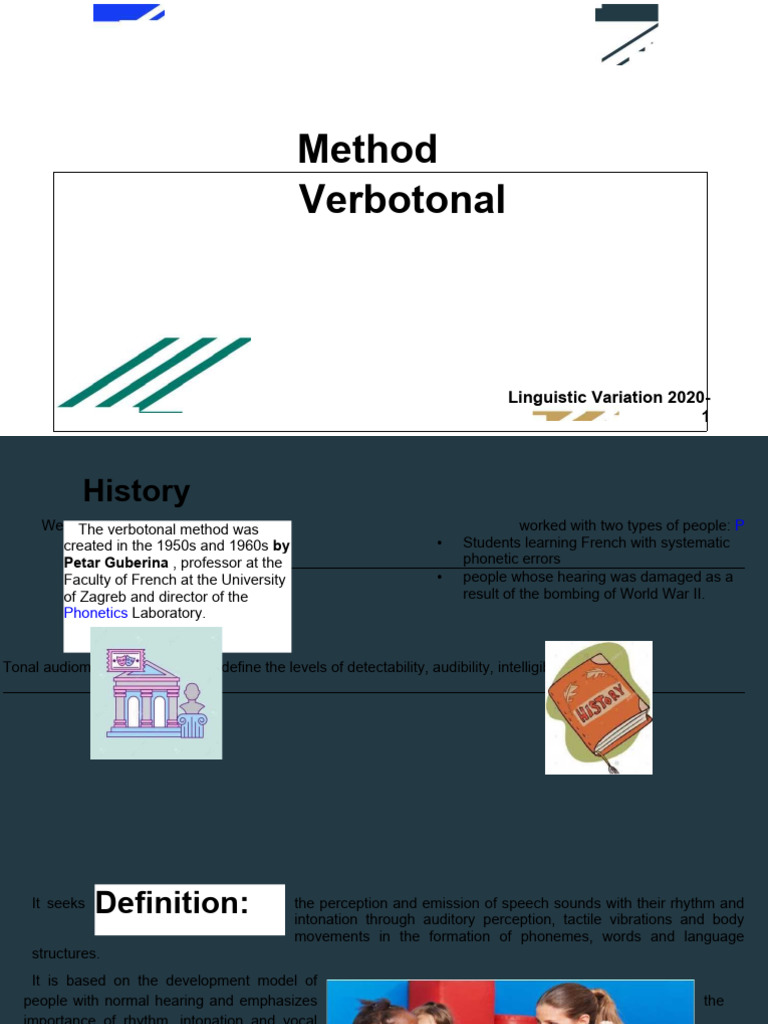 Verbotonal Method | PDF | Speech | Hearing