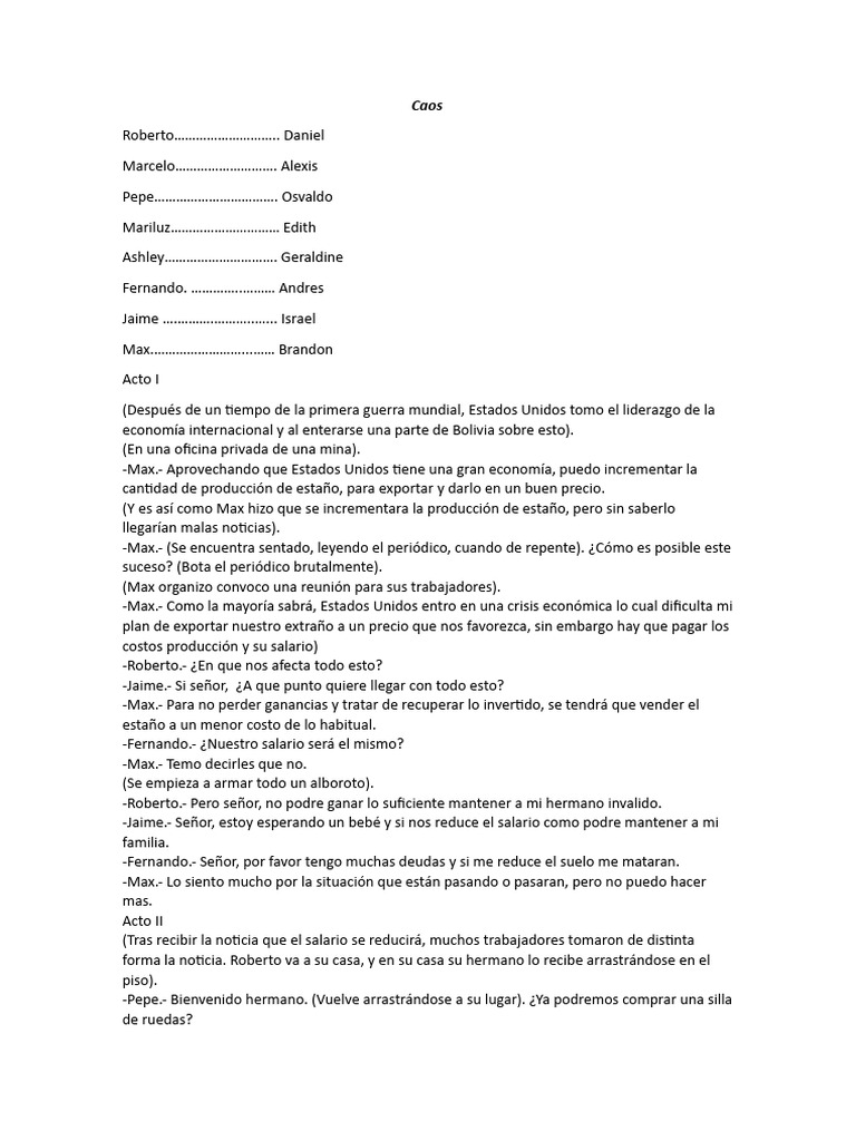 Guion Sociales | PDF