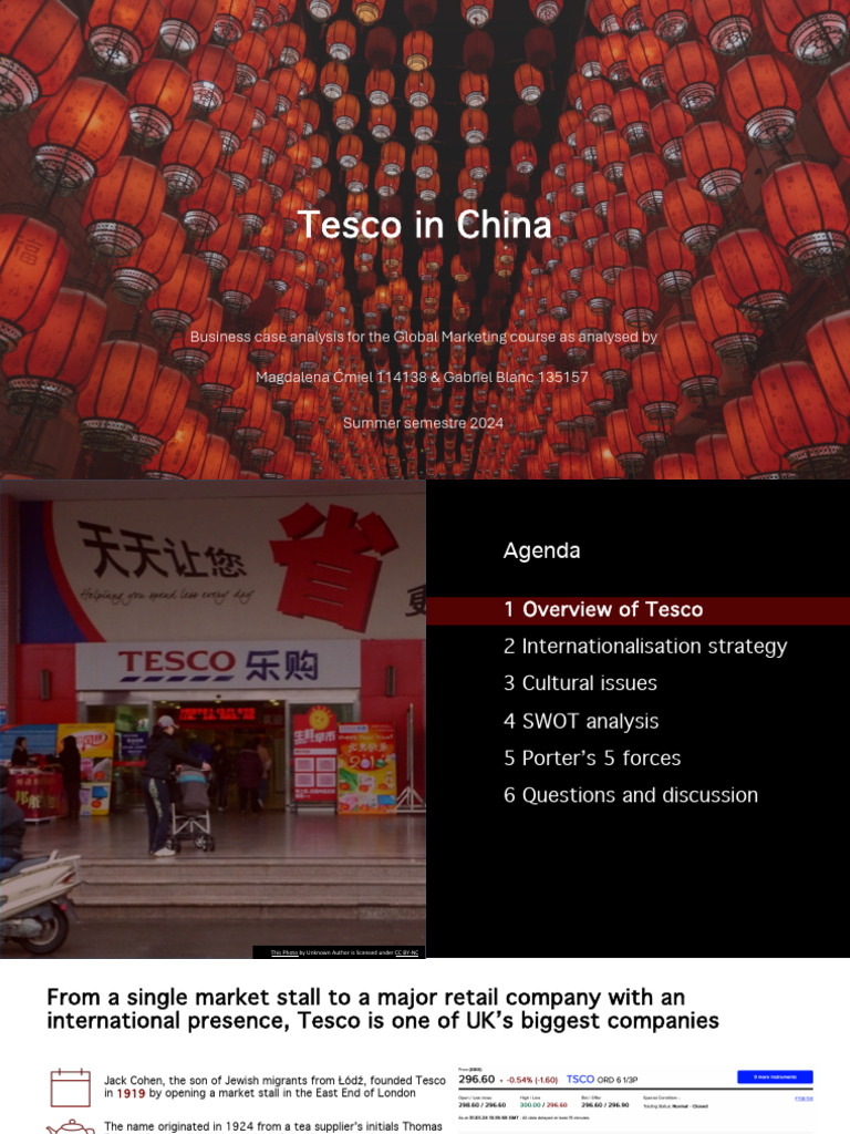 Tesco in China | Download Free PDF | Tesco | Retail