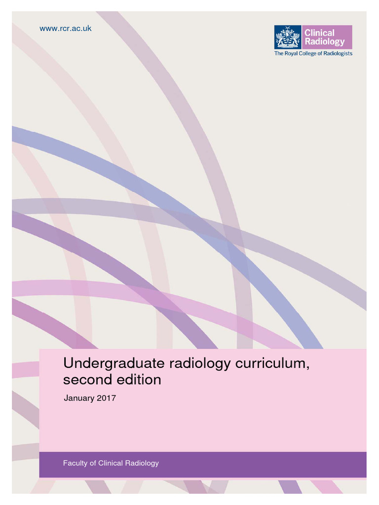 Undergraduate Radiology Curriculum | PDF | Radiology | Medical Imaging
