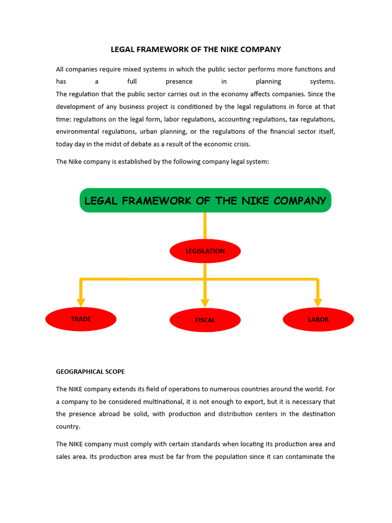Nike's Legal and Tax Framework Analysis | PDF | Nike | Sweatshop