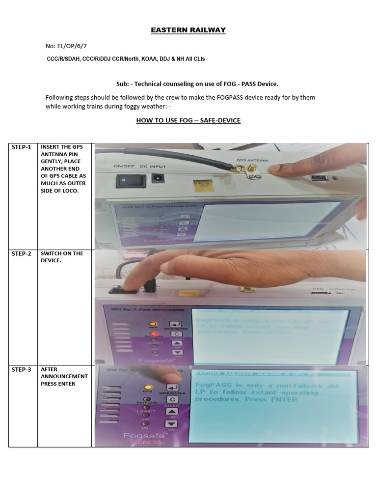 FOG SAFE DEVICE Instructions | PDF | Computer Engineering ...