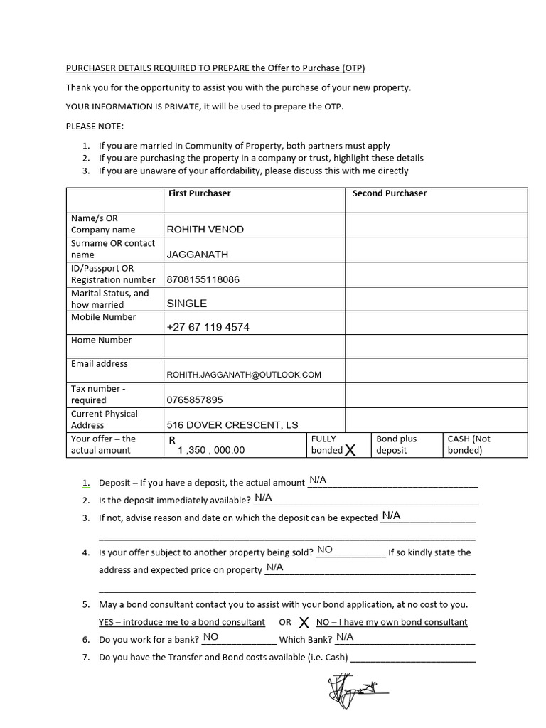 Information For OFFER - FNS | PDF | Bonds (Finance) | Money