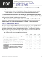 Autism Spectrum Screening Questionnaire-Girls | PDF | Autism ...