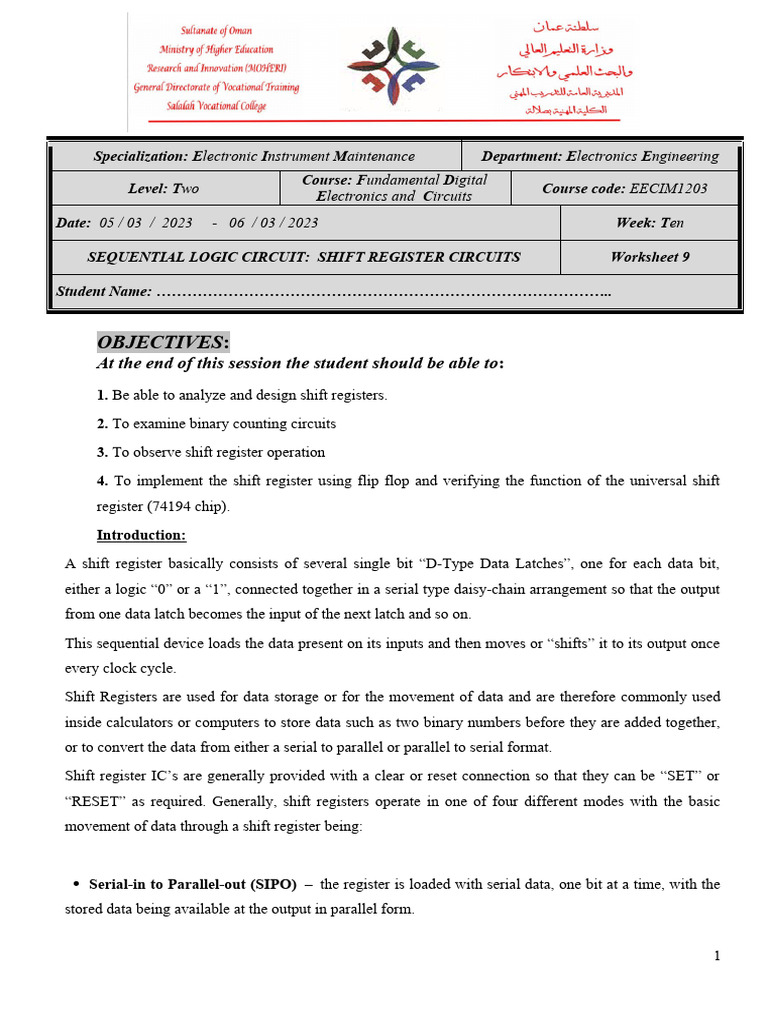 Worksheet 9 | PDF | Computer Hardware | Computer Science