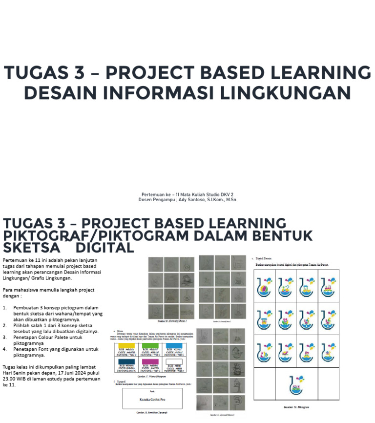 Tugas 3 - Project Based Learning - Piktogram | PDF