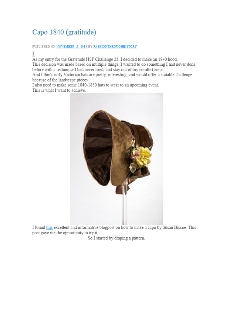 How To Make Real Love Hat | PDF | Sewing | Seam (Sewing)