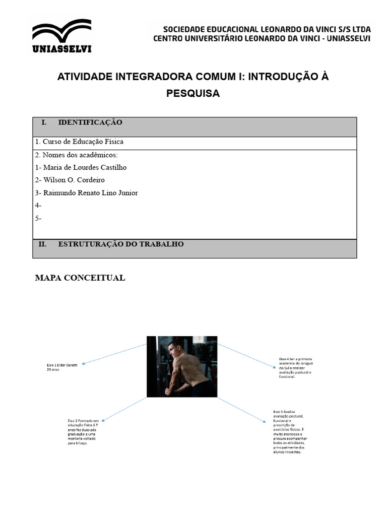 Portfólio Mapa Conceitual de Atividade Integradora I | PDF | Sistema Locomotor | Anatomia humana