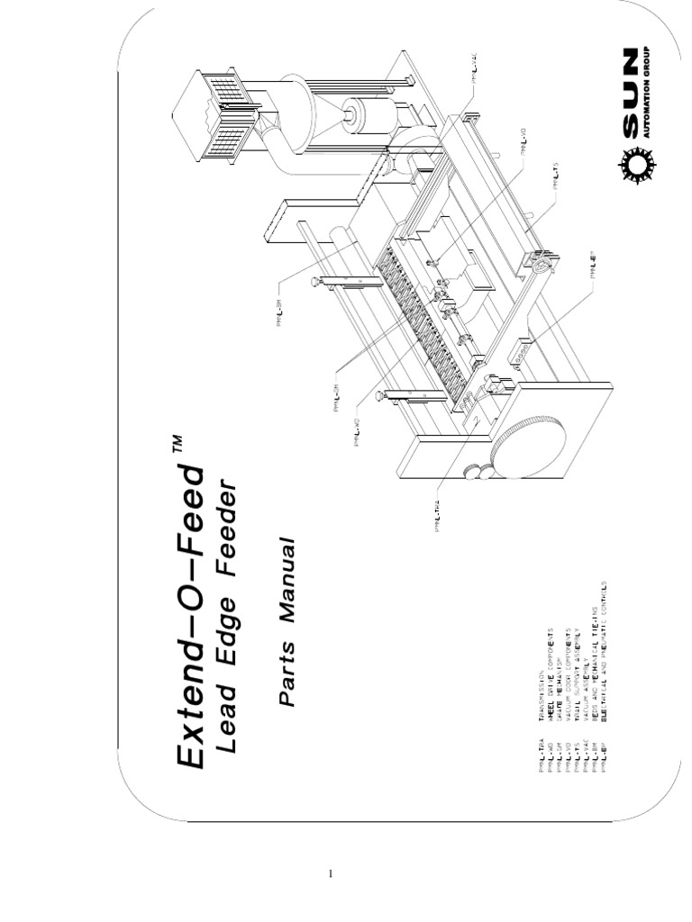 ENGLISH - FEEDER MANUAL - Rev.01.2 | PDF | Motor Oil | Bearing (Mechanical)