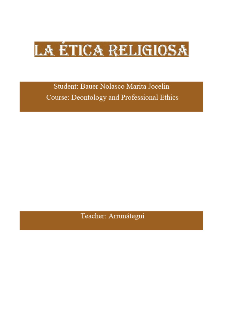 Religious Ethics | PDF | Stoicism | Morality